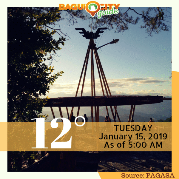 Baguio Experienced the lowest temperature so far this 2019 | Baguio ...