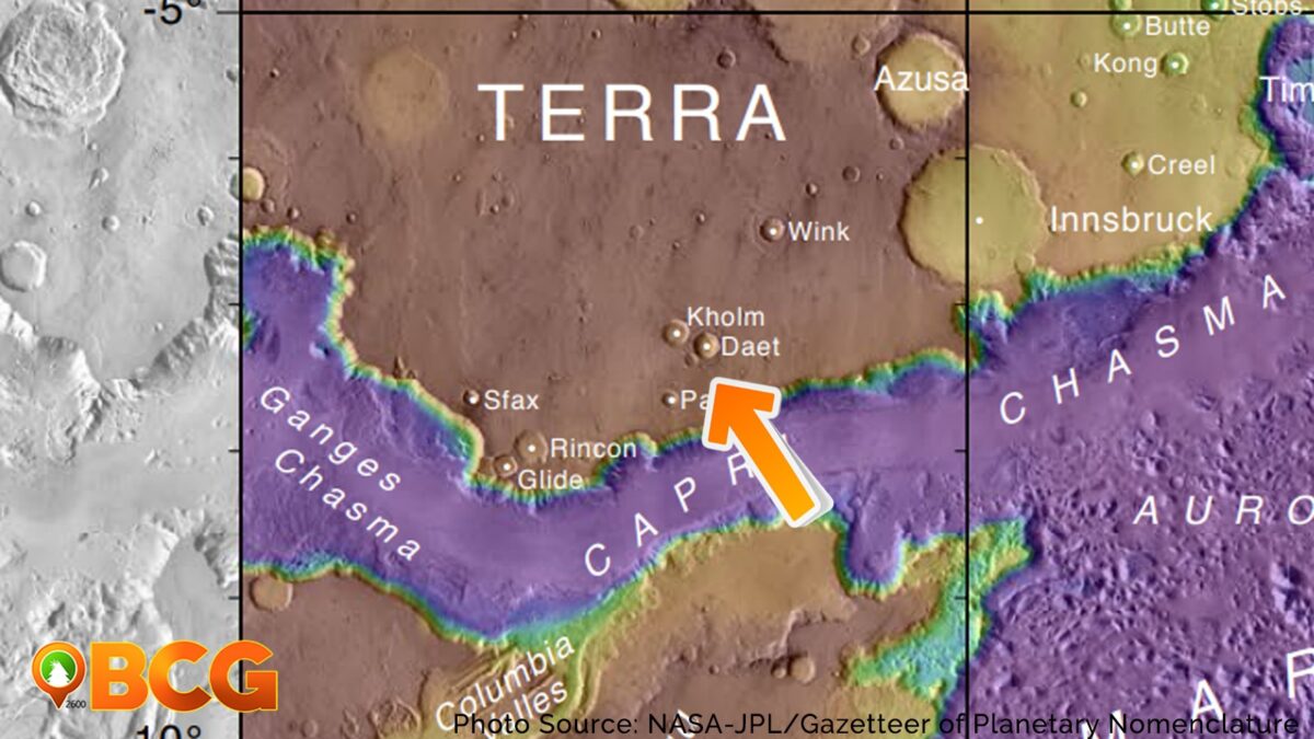 Craters in Mars That Were Named After PH Towns | BCG