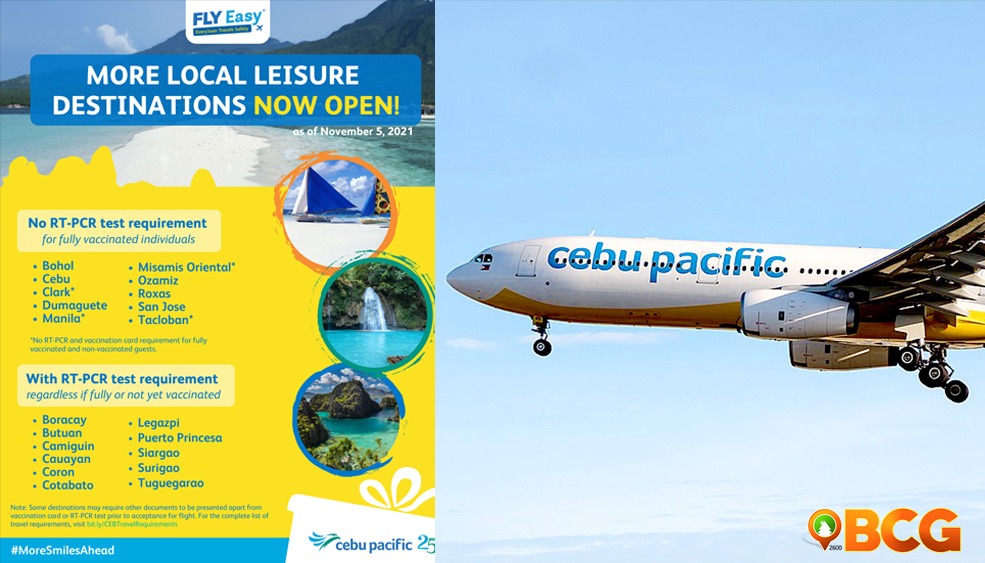 21 Out Of 33 Destinations In Cebu Pacific Network Already Open For 21 Out Of 33 Destinations In Cebu Pacific Network Already Open For