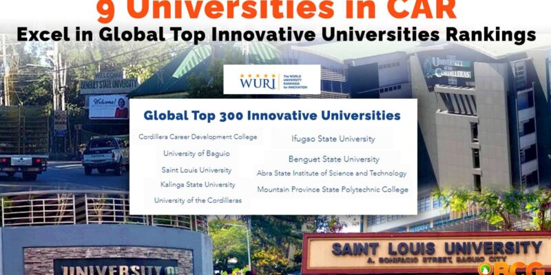 Nine Universities in CAR Excel in Global Top Innovative Universities Rankings | BCG
