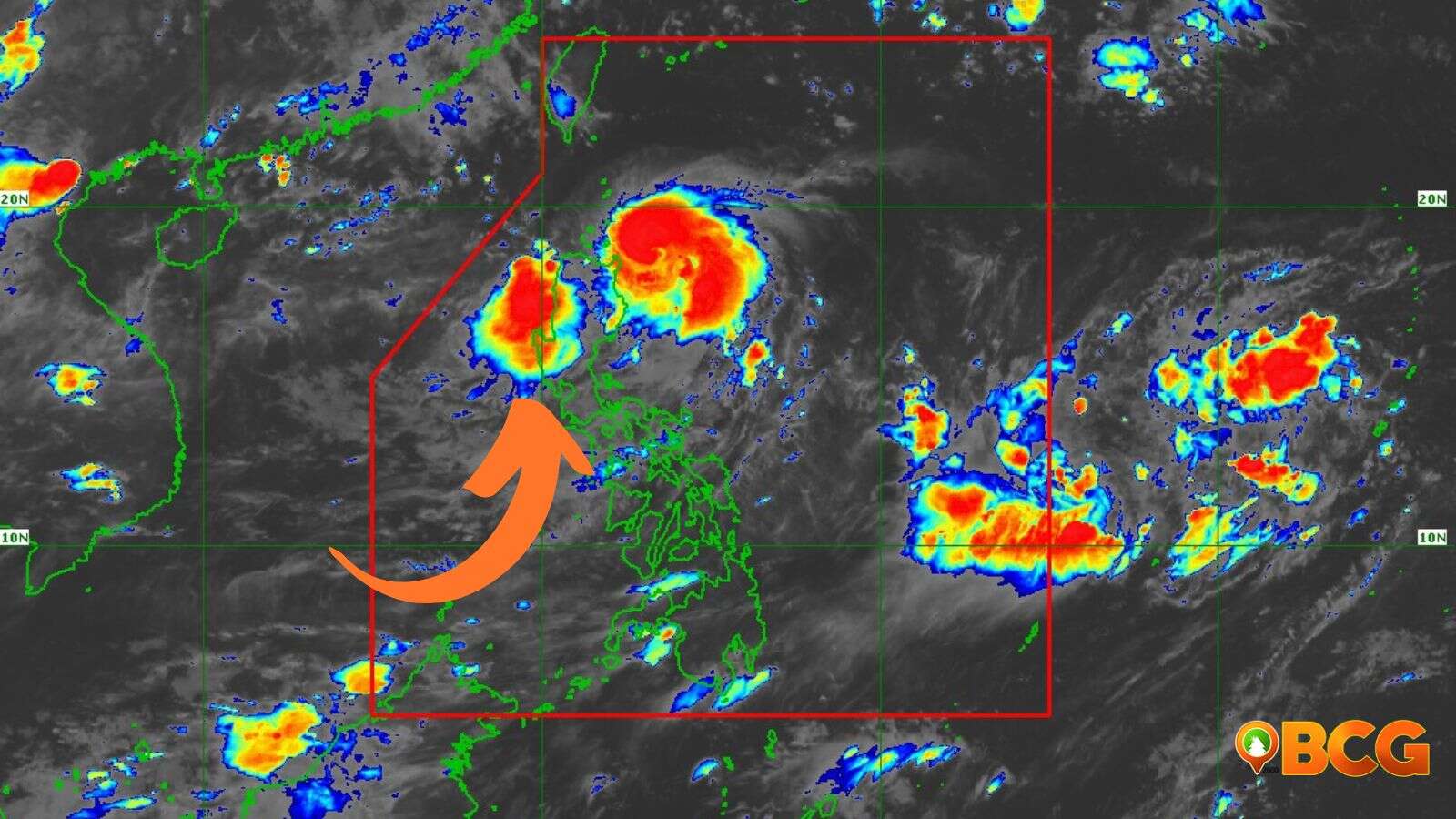 Typhoon Goring rapidly intensifying | BCG