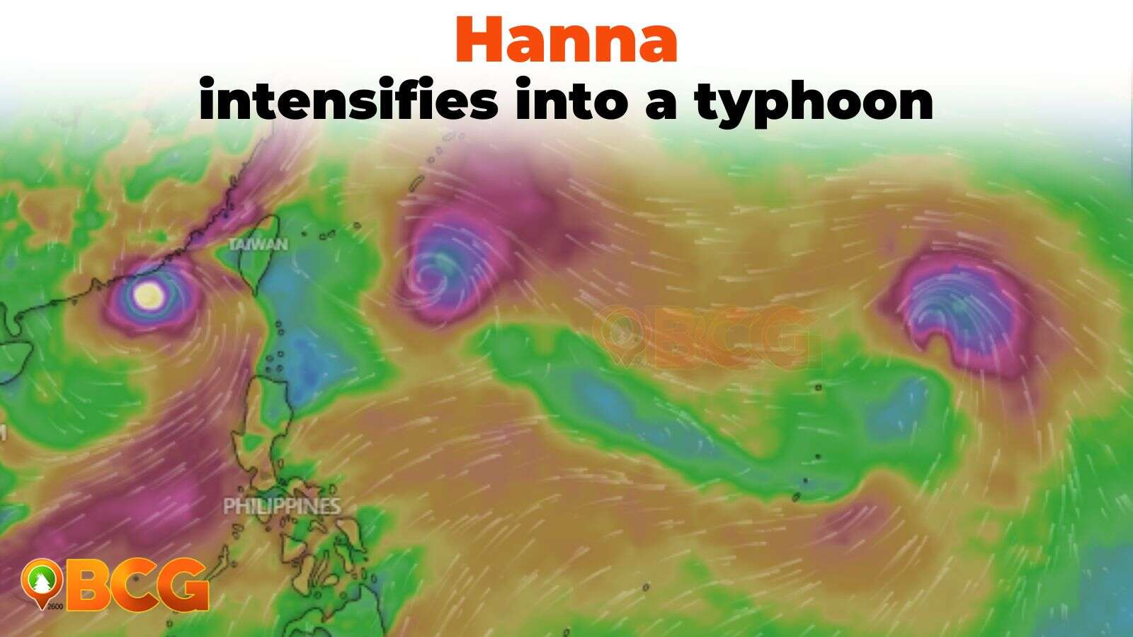 Hanna intensifies into a typhoon | BCG