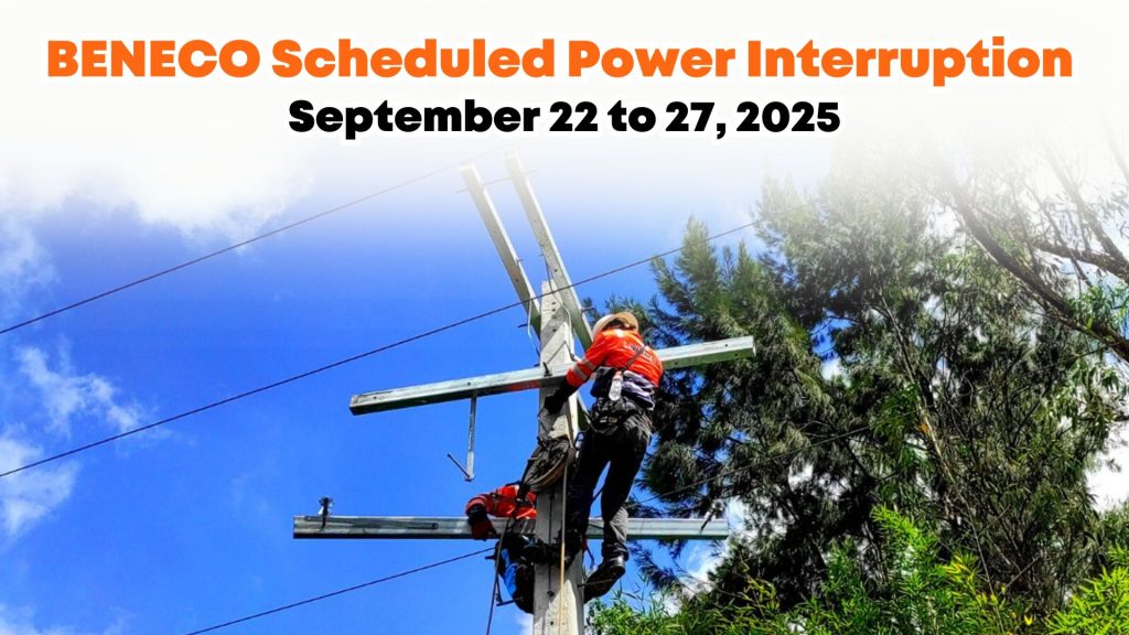 BENECO Power Interruption Schedule from September 22 to 27, 2025 ...
