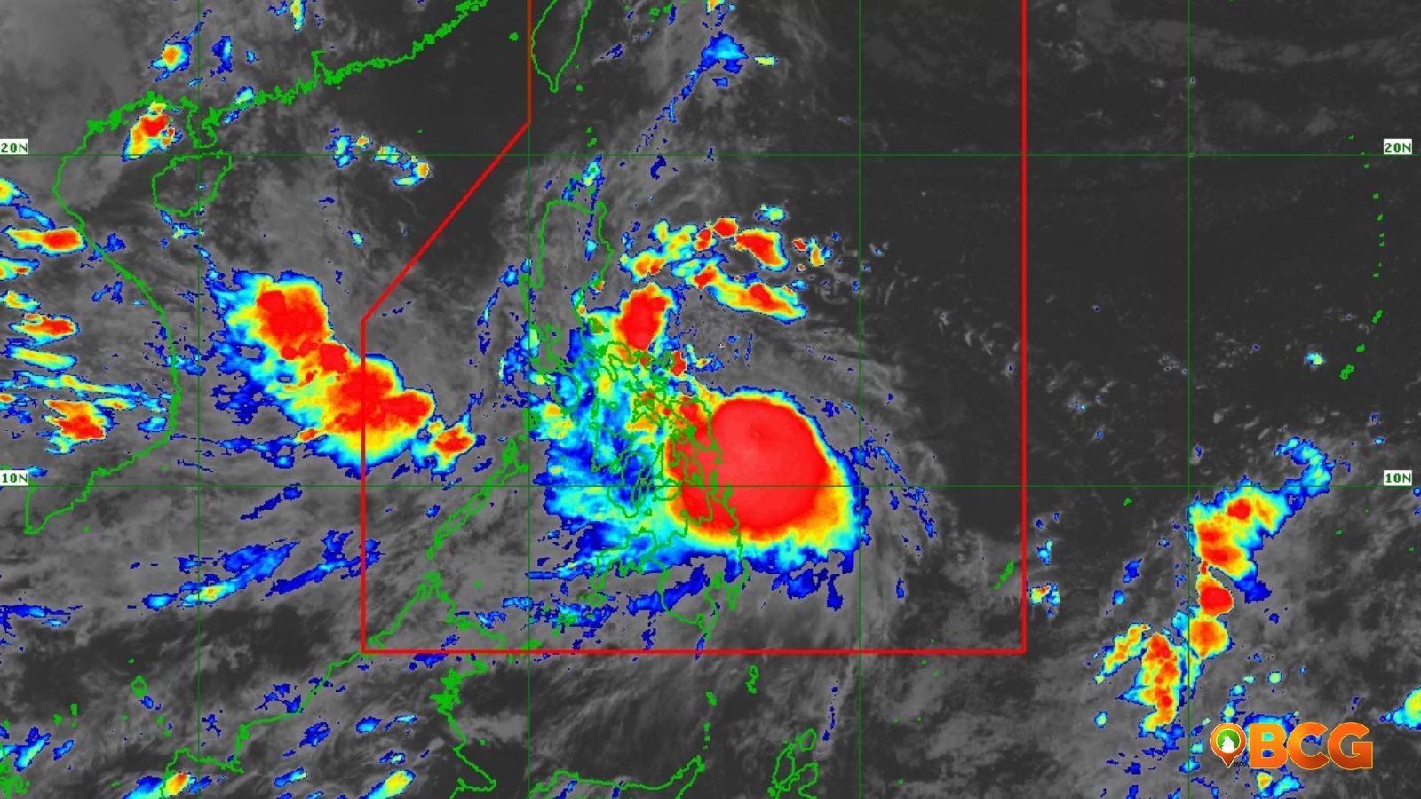 Severe Tropical Storm Opong continues to move closer to Eastern Visayas ...