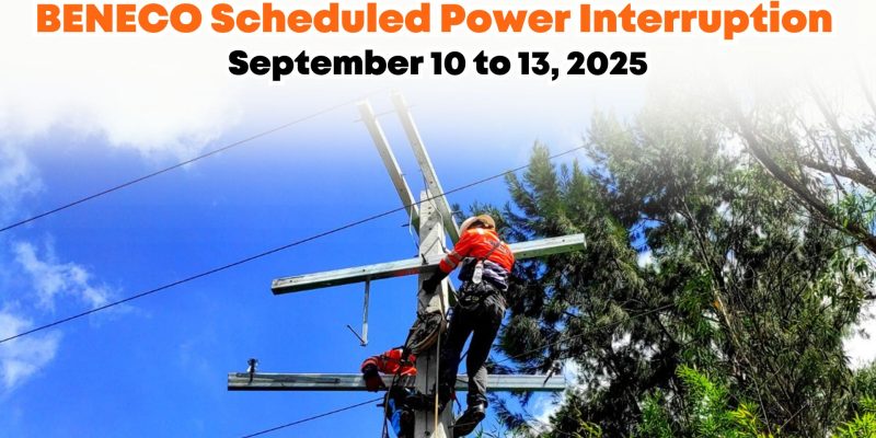 BENECO Power Interruption Schedule from September 10 to 13, 2025 ...