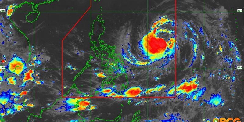 Tropical Storm Domeng Slightly Intensifies Over Philippine Sea; No Wind ...